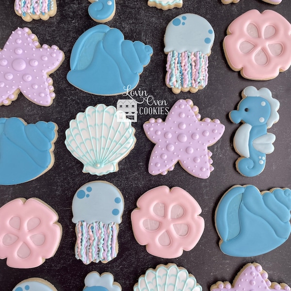 Under the Sea Cookie - Etsy