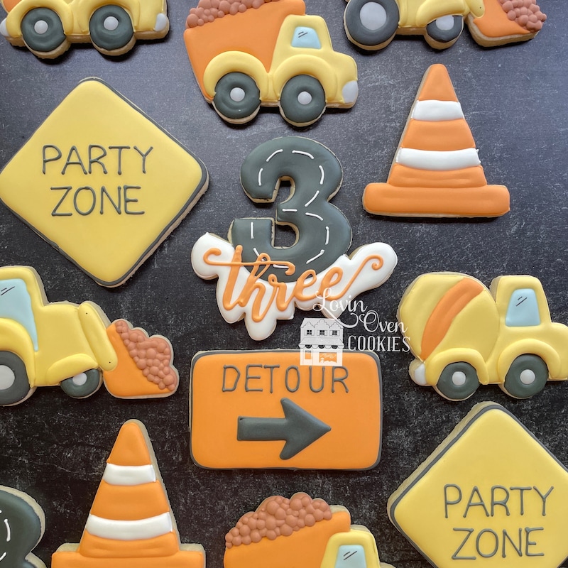 Construction Cookies - Etsy