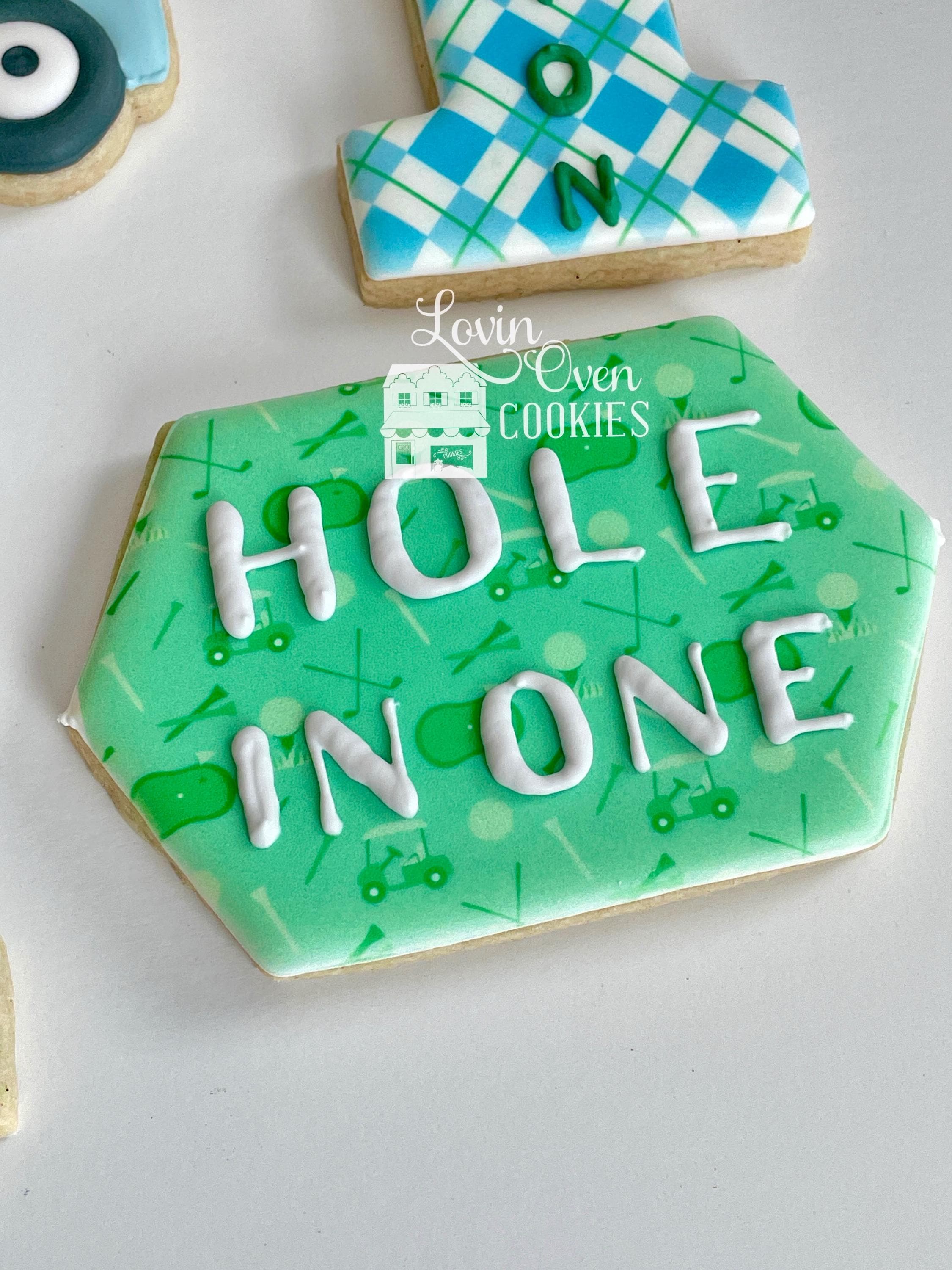 Golf Themed Decorated Sugar Cookies, 1 Dozen Cookies, Birthday Party ...