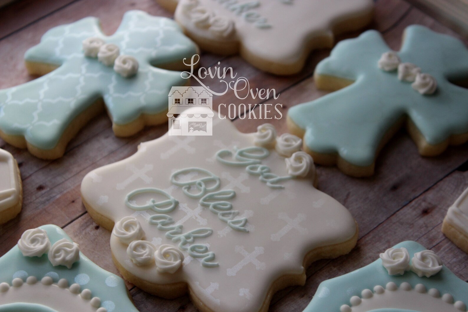 Baptism Christening Decorated Sugar Cookies 1 Dozen - Etsy