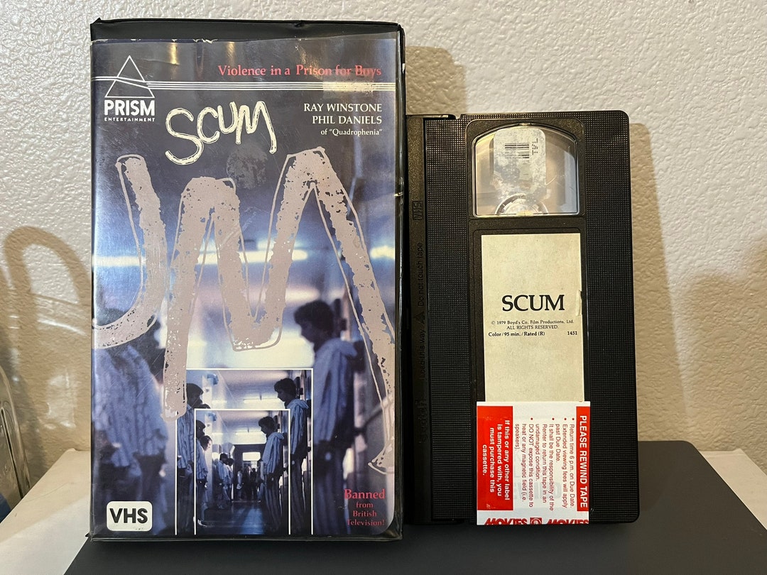 Scum 1979 VHS Movie British Boys Prison Thriller 95 Min - Etsy