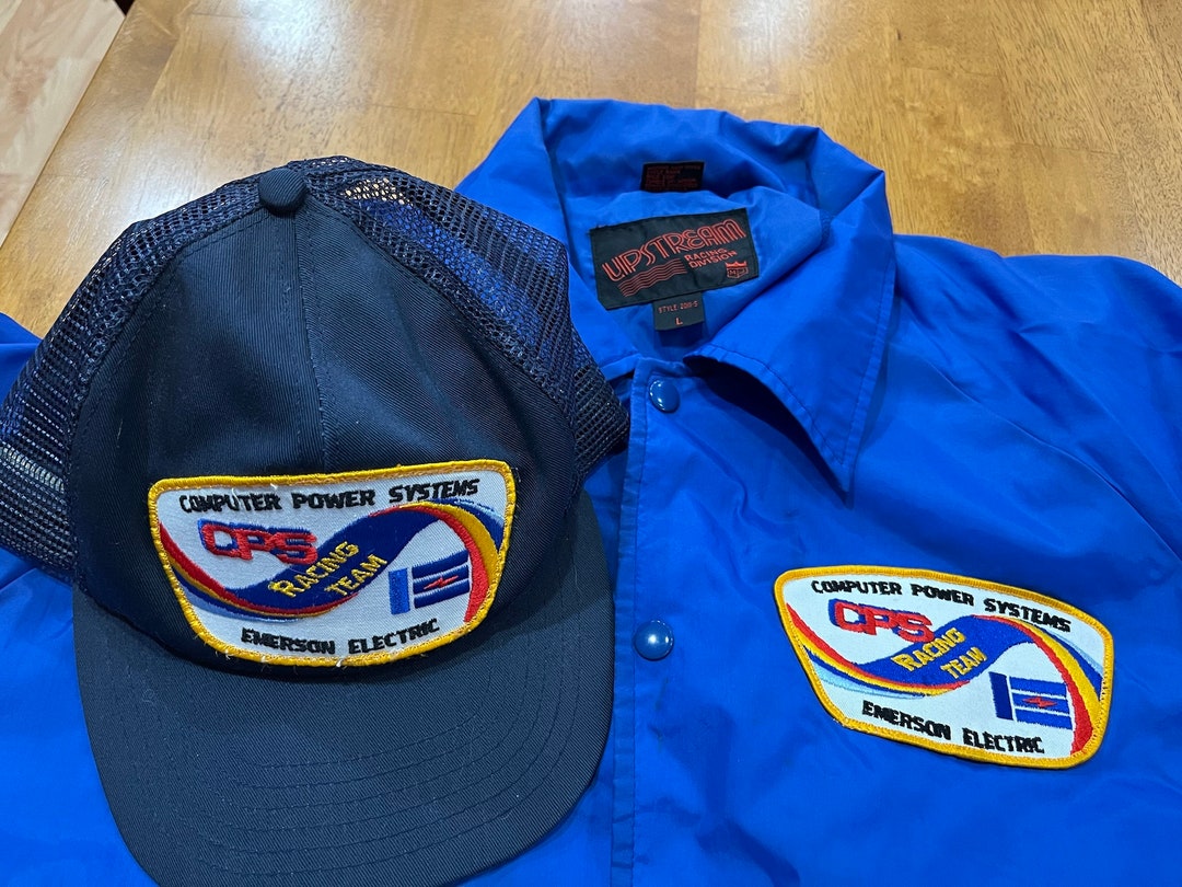 Vintage Pit Crew Uniform Jacket and Cap - "cps Racing Team, Computer ...