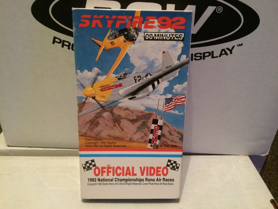 Skyfire 92 VHS Video Reno Air Races 1992 90 Min Color - Etsy
