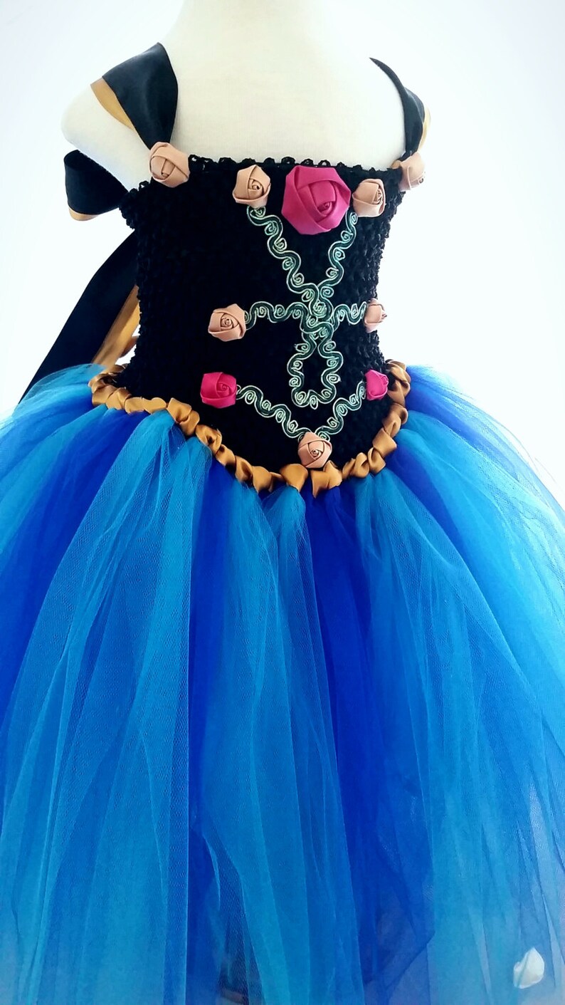 Princess Anna Tutu Dres Frozen Inspired Tulle Dress - Etsy
