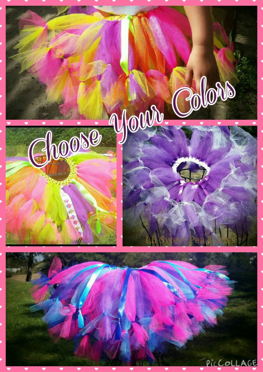 Design Your Own Petti Tutu Skirt, Choose Your Colors, Infants, Toddlers ...