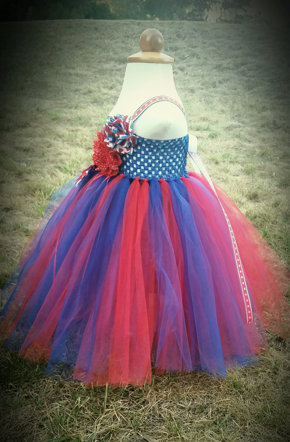 Red, White, and Blue Patriotic Fourth of July Fancy Tutu Dress,fun Lil ...