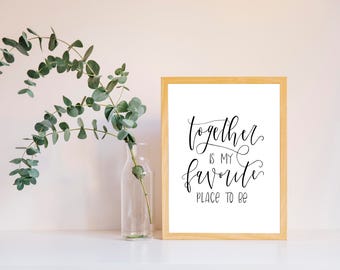 Hand lettered prints Digital Download and by TheQuoteSheWrote