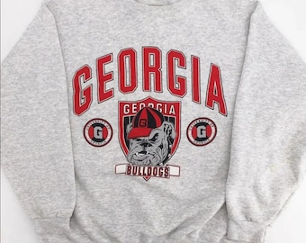 Georgia Bulldogs Vintage Logo - Etsy