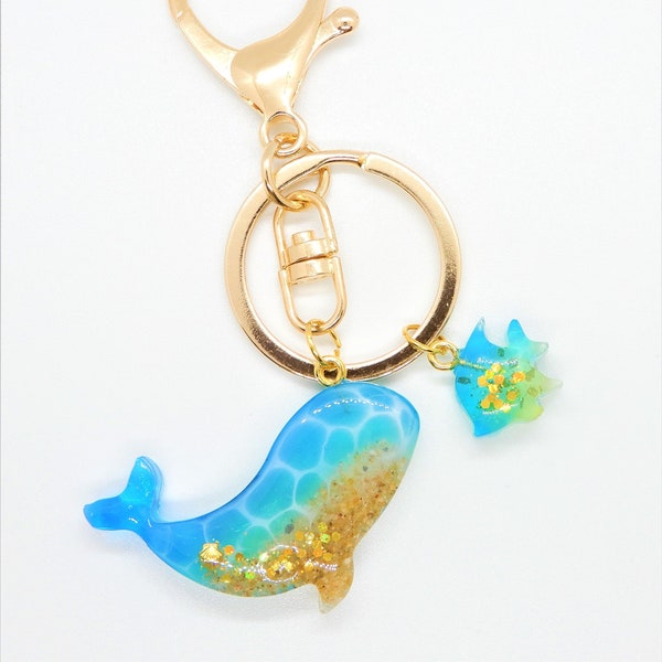Whale Keychain - Etsy
