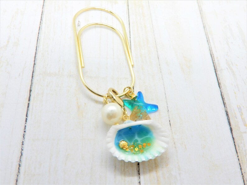 Beach Theme Planner Clip Seashell Paper Clip Starfish - Etsy