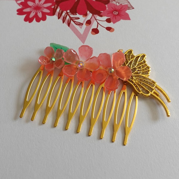 Butterfly Hair Comb - Etsy