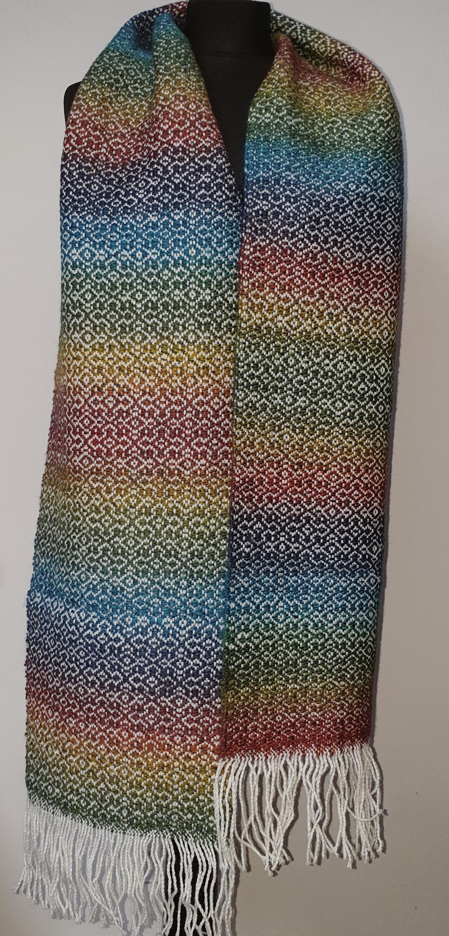Handwoven Scarf - Gothic Cross - Etsy