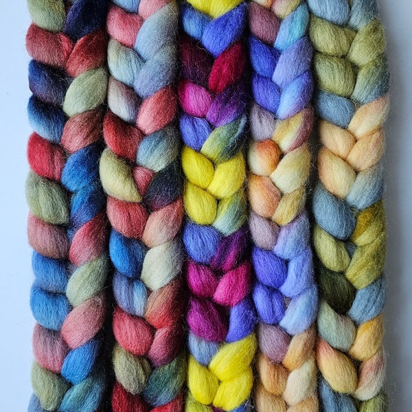 Hand Dyed Roving - Etsy