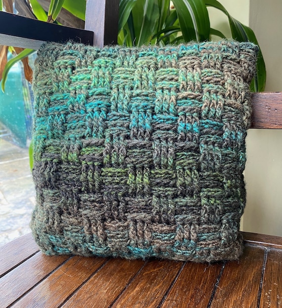 Crochet Pattern Basketweave Pillow Crochet Pillow Patterns Archives
