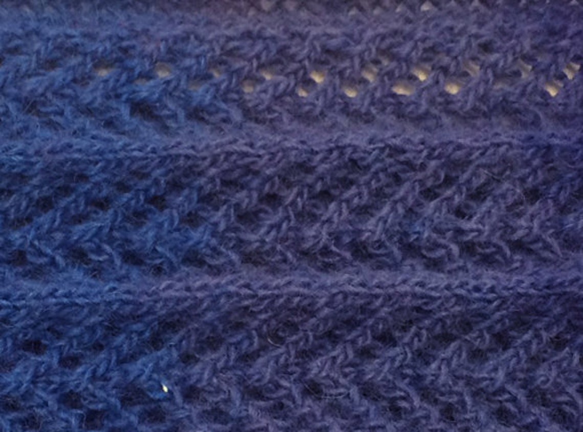 Trinity Lace Scarf Knitting Pattern WM2067 - Etsy