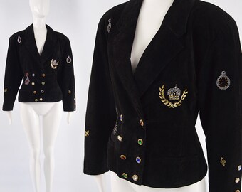 Rhinestone jacket | Etsy