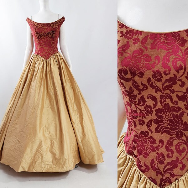 Brocade Historical Renaissance Dress - Etsy