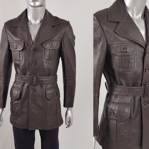 Belted Safari Jacket - Etsy