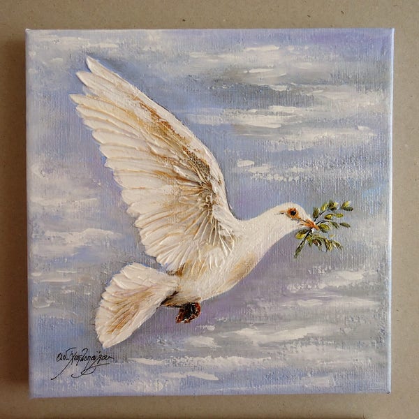 Dove Painting - Etsy