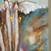 Three Angels Painting,abstract Angels,24k Gold and Silver Leaves Art ...