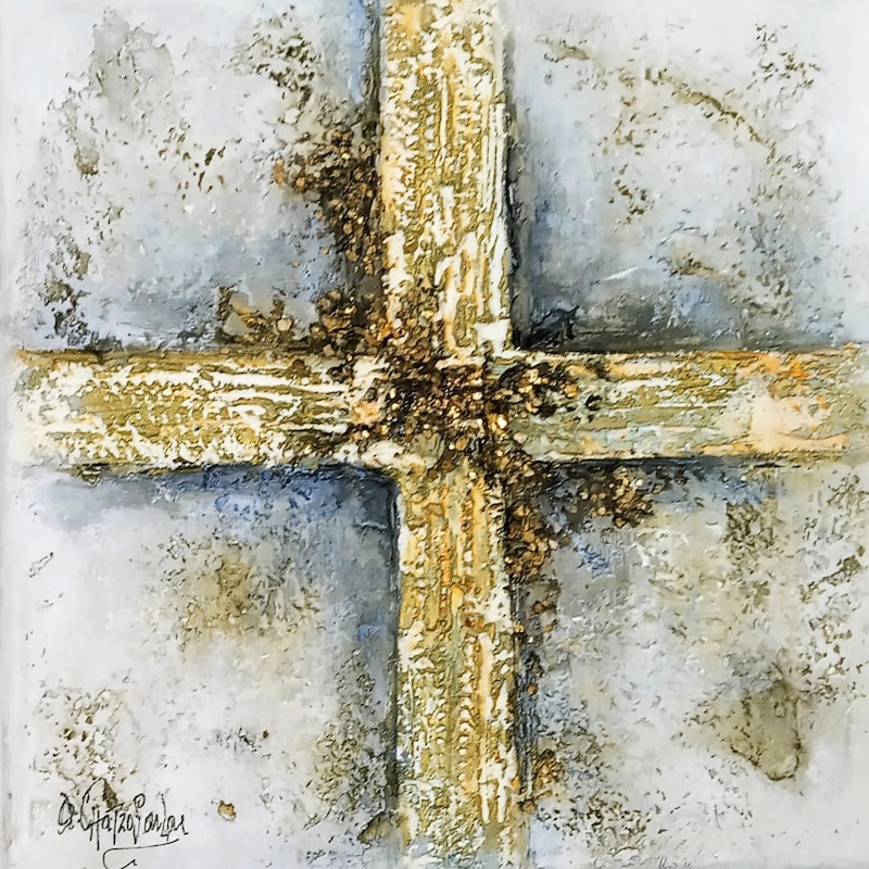 Cross Painting - Etsy