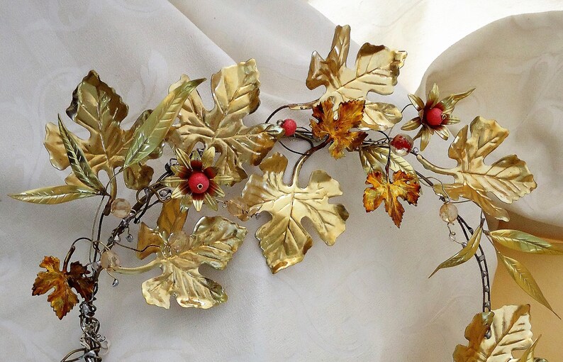 Metal Wreath Wall Art,metal Vine and Olive Branches,original Metal ...