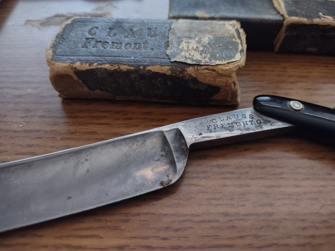 Vintage Clauss Straight Razor, With Original Box Fremont OH - Etsy