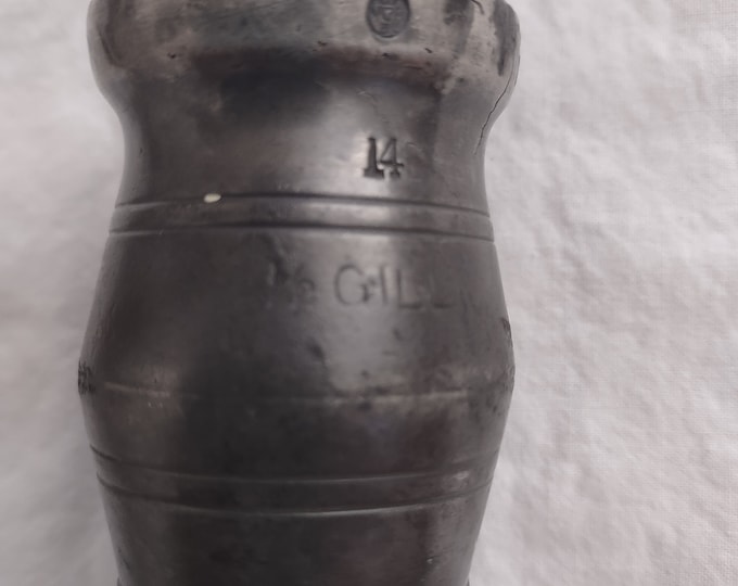 Antique Pewter MEASURING CUP 1/2 GILL - Etsy