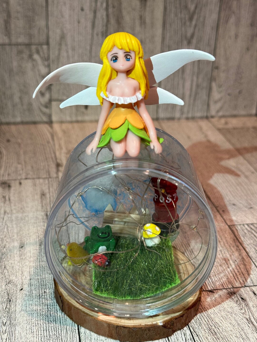 Fae Garden Yellow Fairy Rainbow Light up Collectible - Etsy