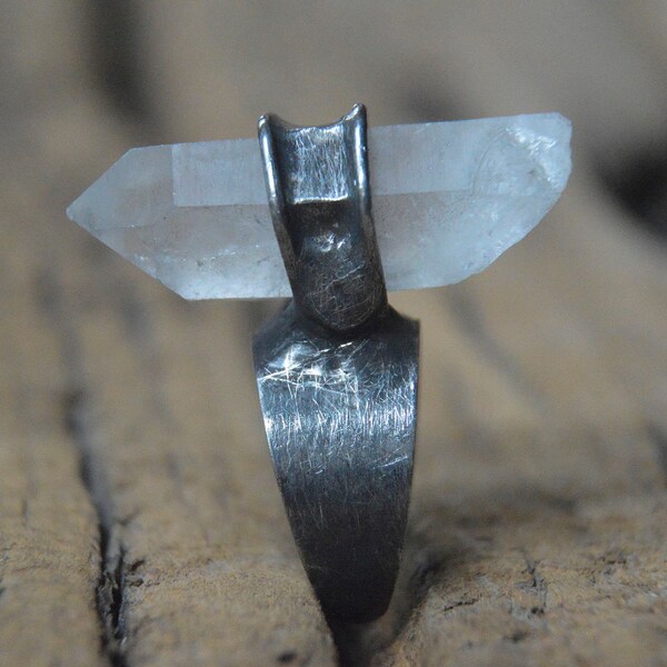 Crystal Point Ring - Etsy
