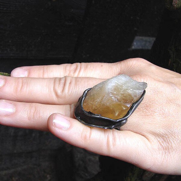 Citrine Geode - Etsy