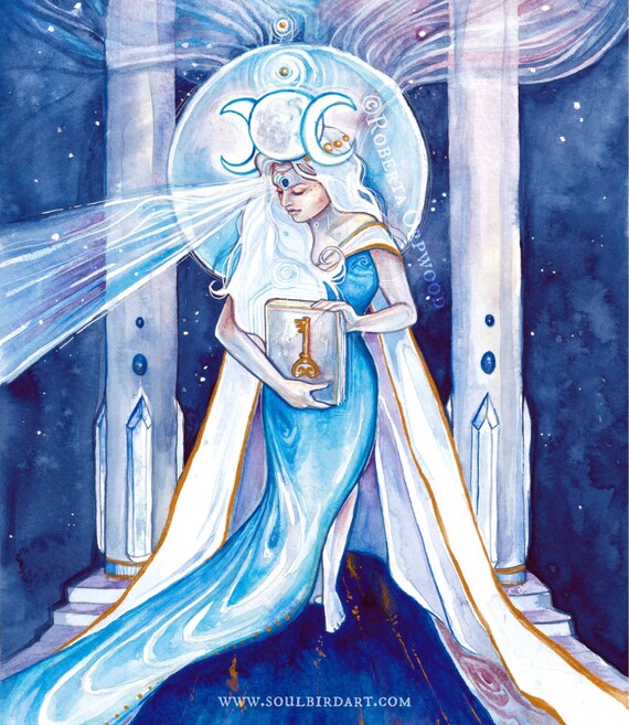 High Priestess Limited Edition A3 Art Print / Featured in | Etsy UK