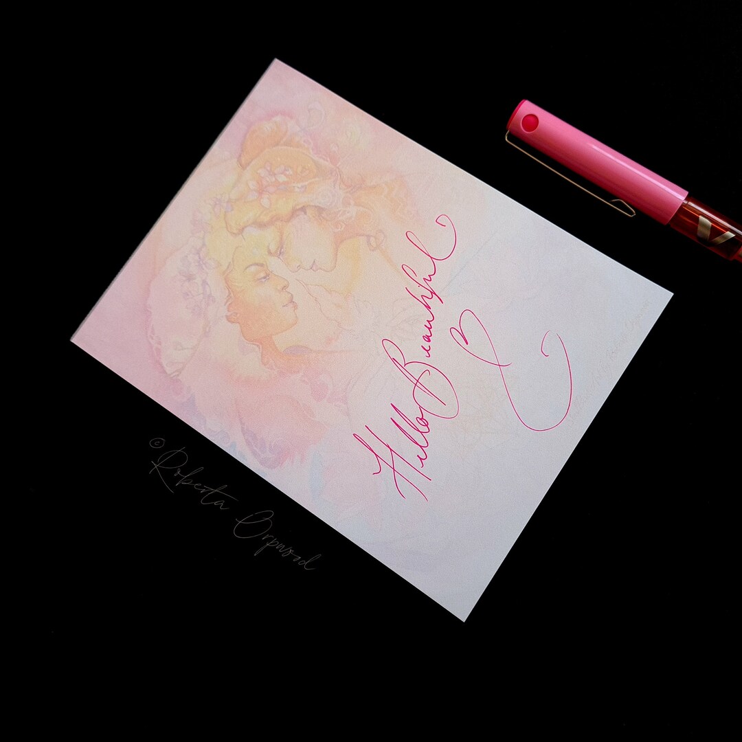 Pretty Pink Notepad by Soulbird Art STOCK CLEARANCE - Etsy