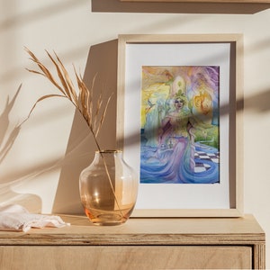 Earth Goddess / Malkuth / Tree of Life Oracle Spiritual Art Print - Etsy