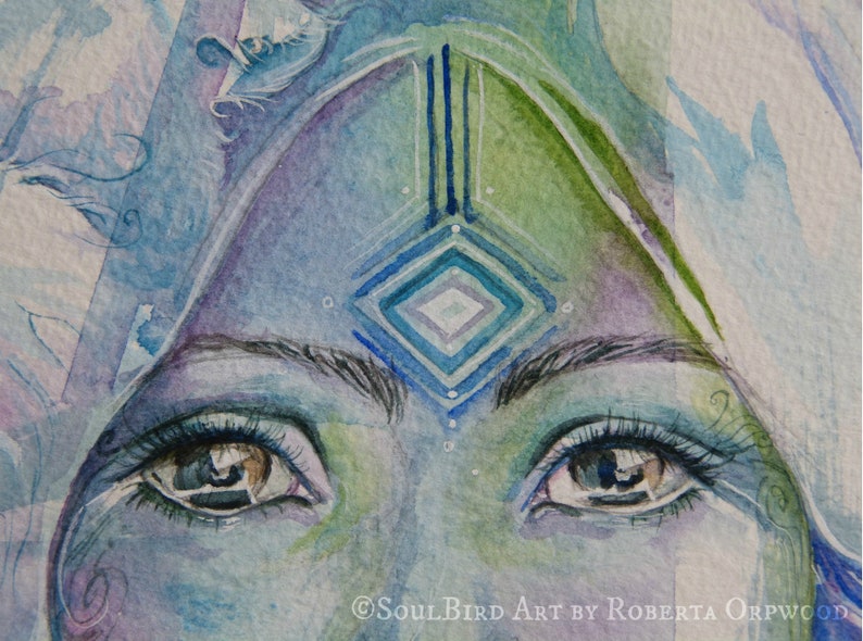 Wolf Shaman Shamanic Art Print - Etsy UK