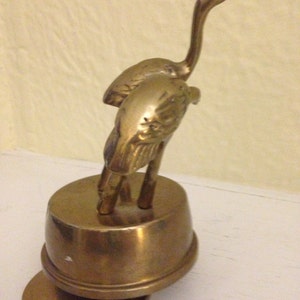 Gold Brass Metal Flamingos or Cranes Figurine Music Box - Etsy