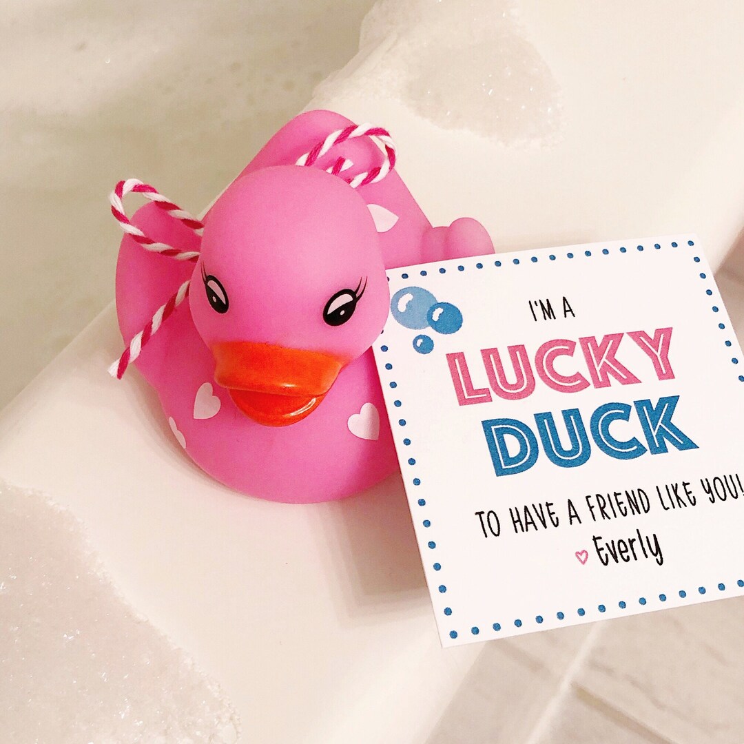 Lucky Duck - Valentine's Day Card - Etsy