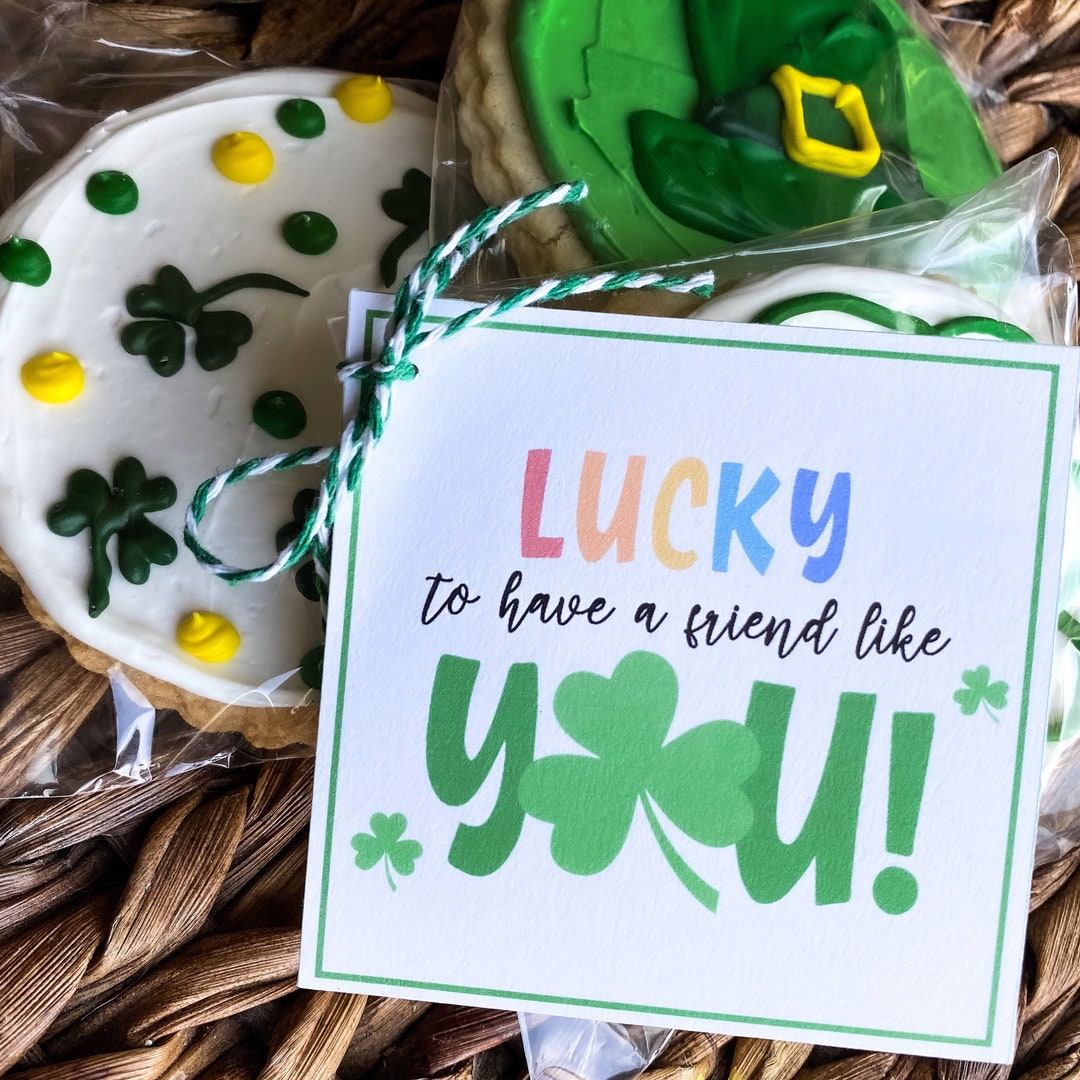 Lucky to Have a Friend Like You St. Patrick's Day Gift Tag - Etsy