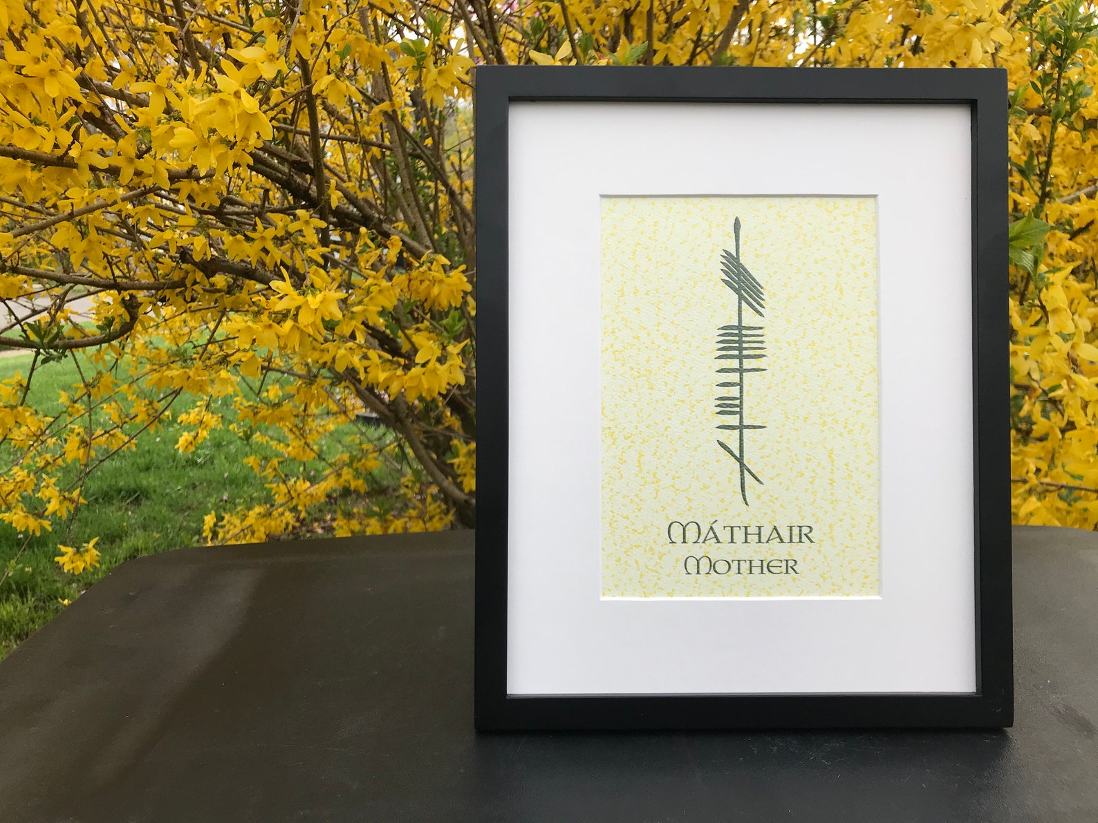Ogham Mother máthair Print - Etsy