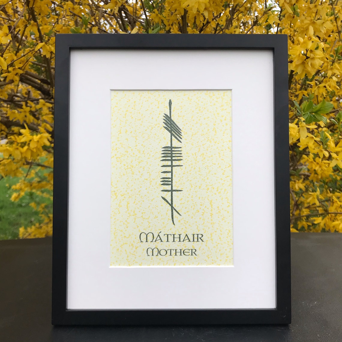 Ogham Mother máthair Print - Etsy