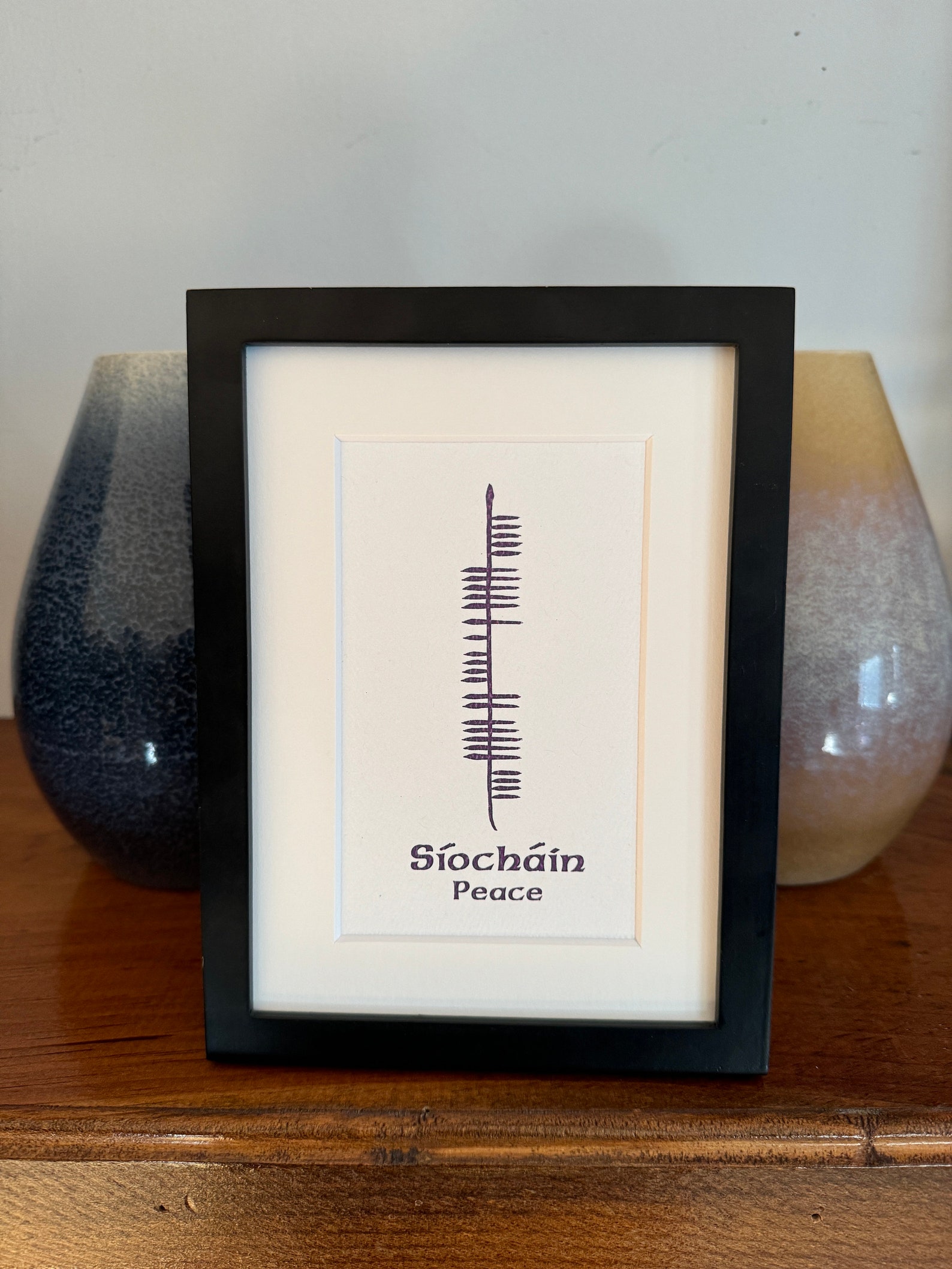 Ogham Peace (síocháin) Print - Etsy