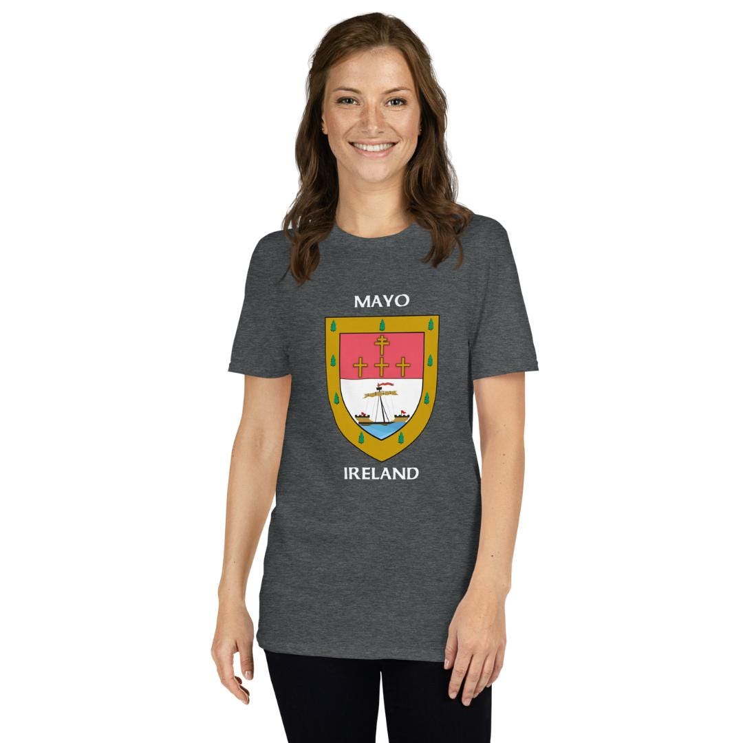 Mayo Ireland Coat of Arms Short-sleeve Unisex T-shirt - Etsy