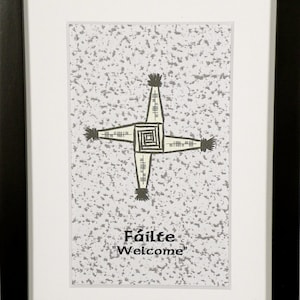 Welcome (fáilte) Ogham 5x7 Print - Etsy