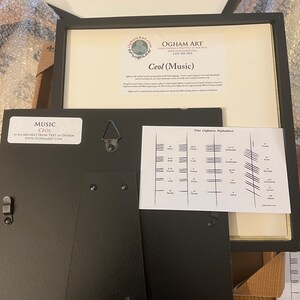 Ogham Music (ceol) Print - Etsy