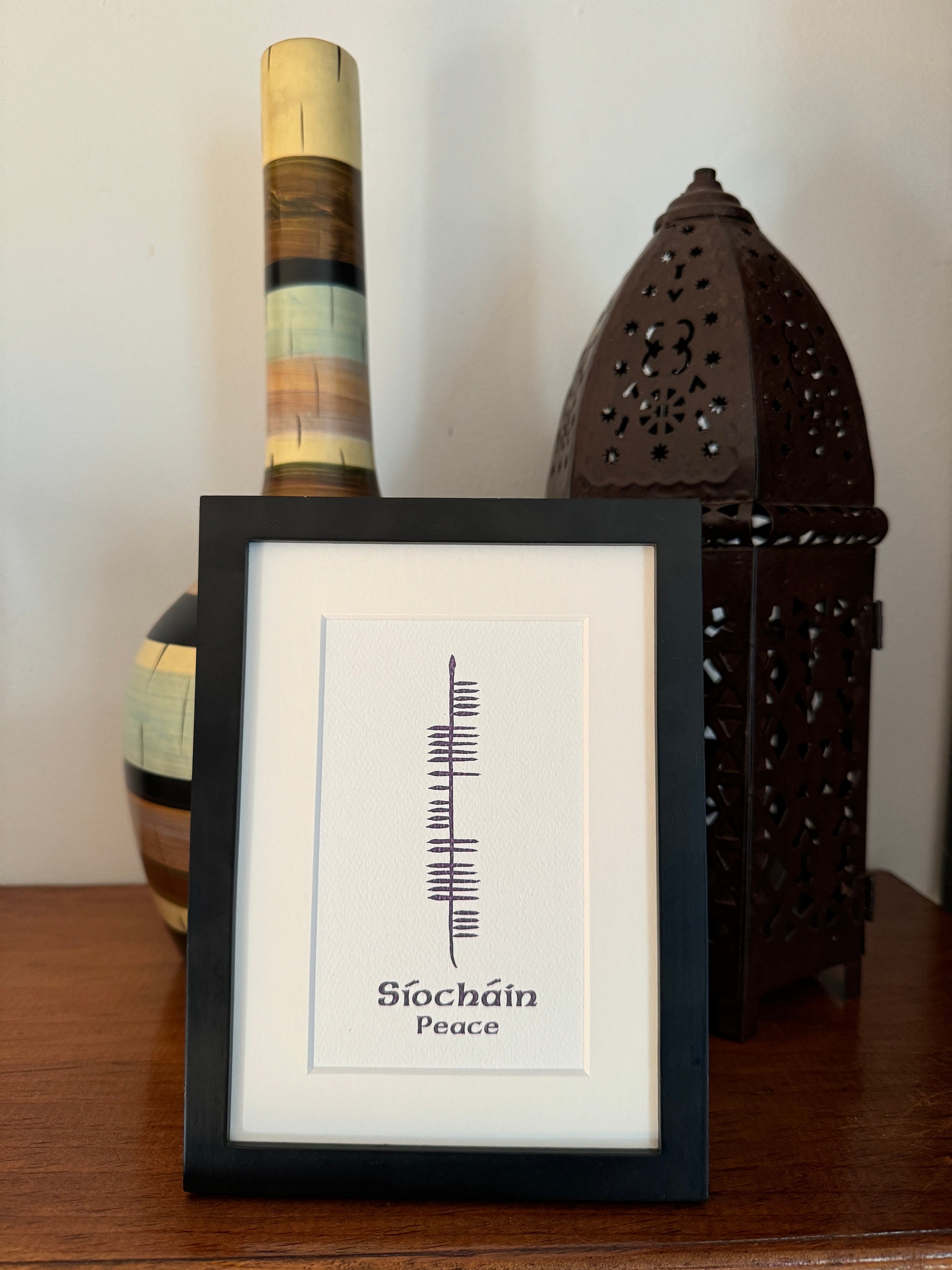 Ogham Peace (síocháin) Print - Etsy