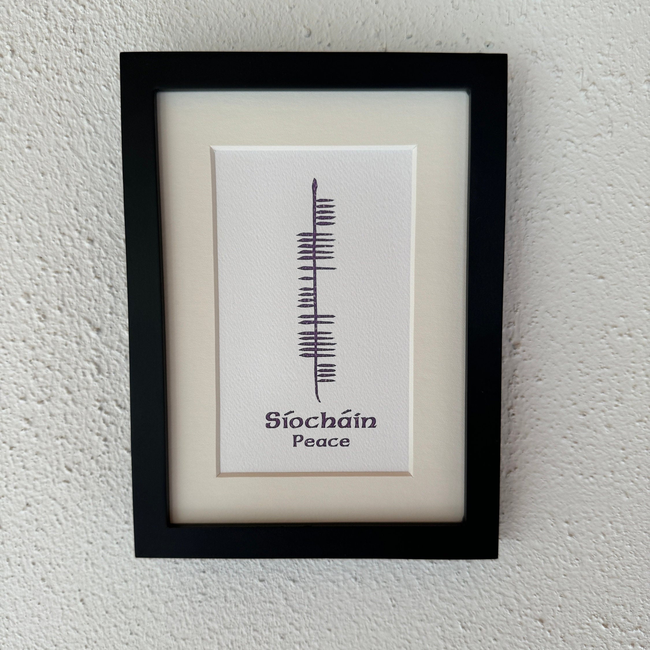 Ogham Peace (síocháin) Print - Etsy