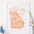 Atlanta Neighborhood Map Calligraphy Art Print - Etsy