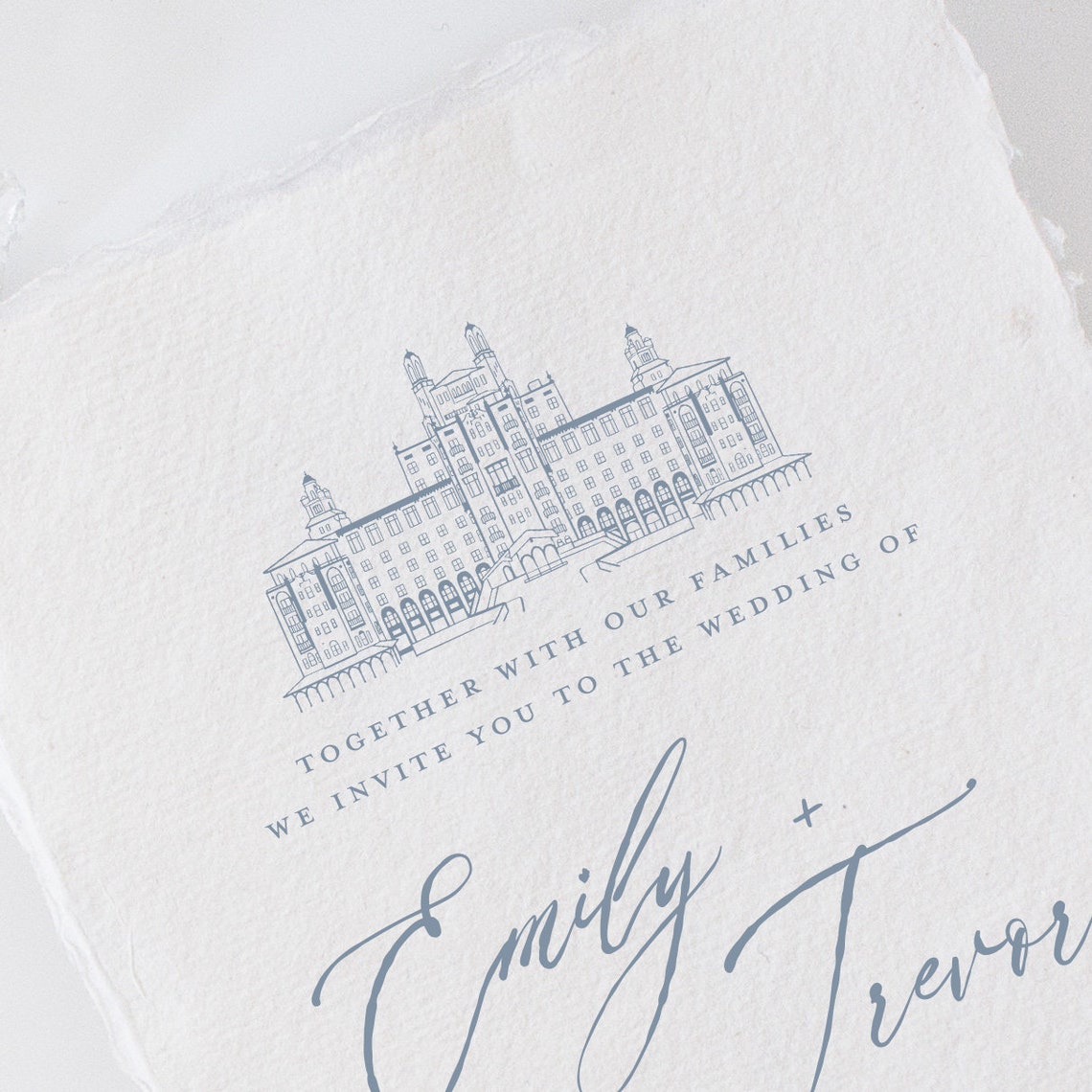 Custom Wedding Venue Illustration Line Drawing Sketch - Etsy