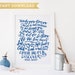 Atlanta Neighborhood Map Calligraphy Art Print - Etsy
