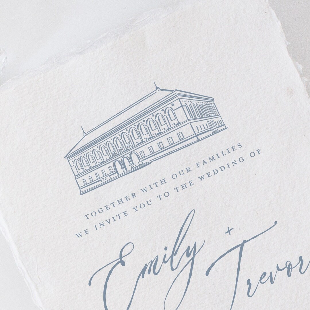 Boston Public Library Venue Illustration Line Drawing - PDF & PNG ...